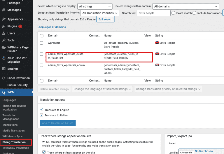 WPML - How to translate Custom Fields - WP Residence Help