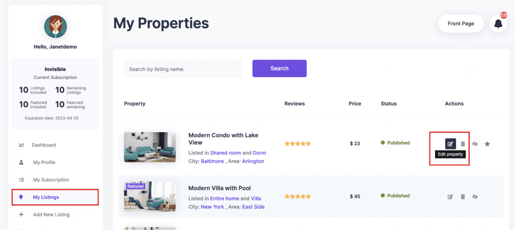 Add, Edit and Delete Listings Custom Fields - WP Rentals Help